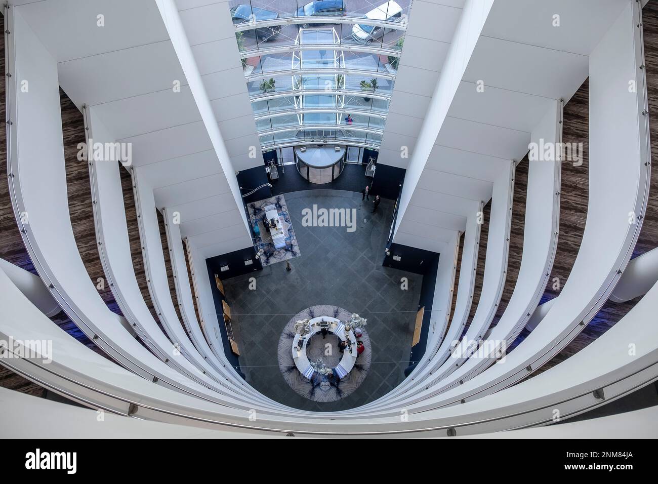 Foyer of Hotel Voco St. David's Cardiff, Cardiff, Wales Stock Photo - Alamy