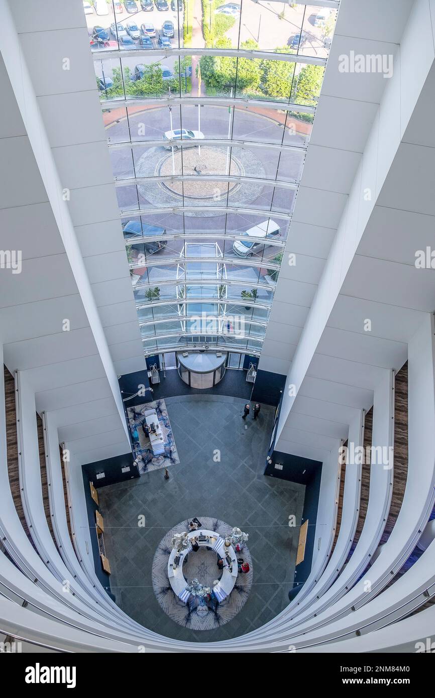 Foyer of Hotel Voco St. David's Cardiff, Cardiff, Wales Stock Photo - Alamy