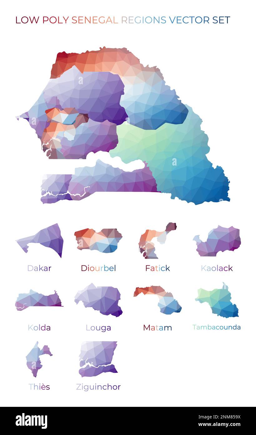 Maps of senegal hi-res stock photography and images - Alamy