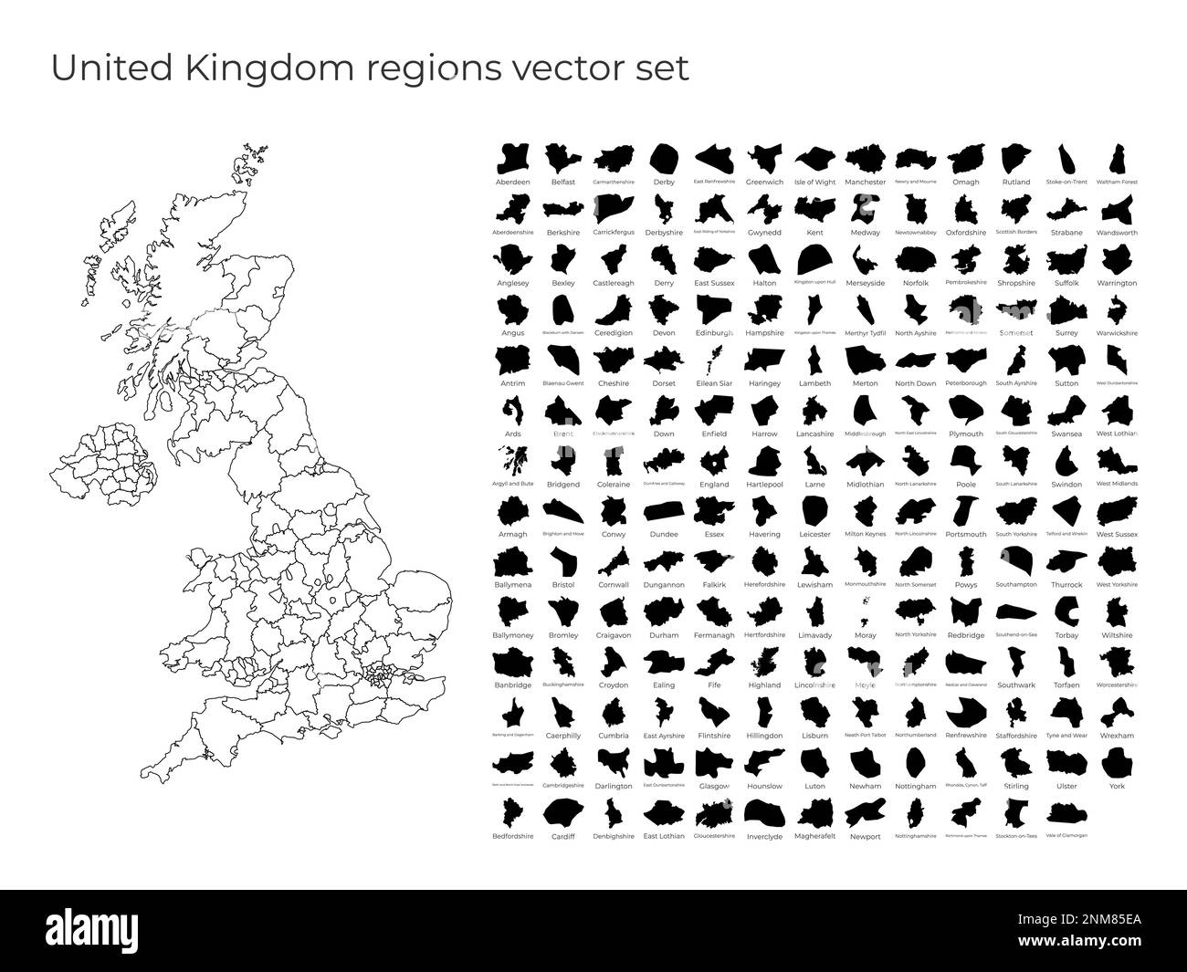 United kingdom map Black and White Stock Photos & Images - Alamy