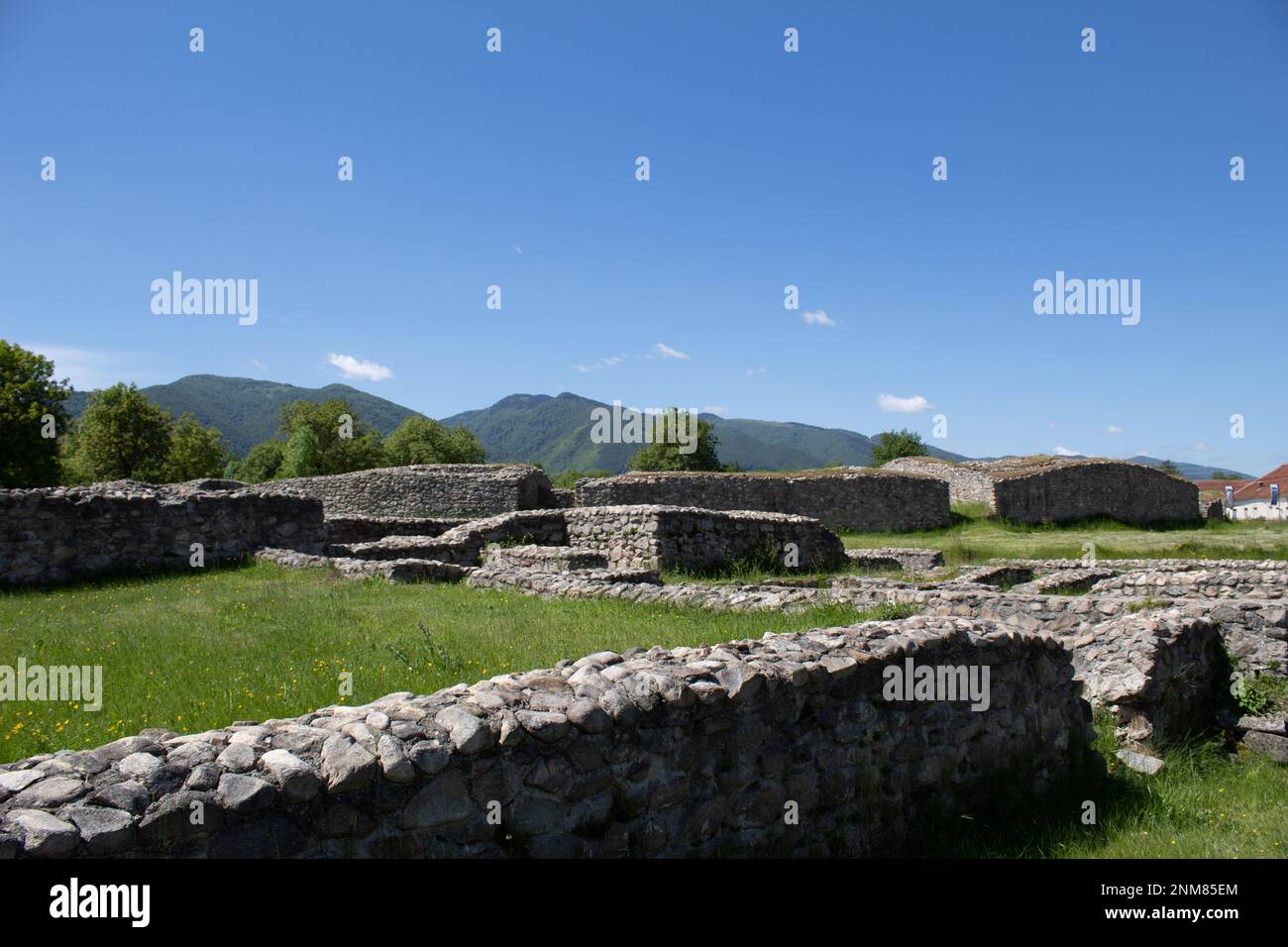 Ancient Roman ruins at Colonia Ulpia Traiana Augusta Dacica ...