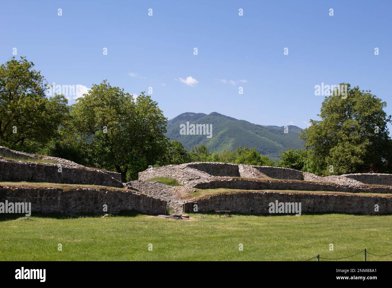 Ancient Roman ruins at Colonia Ulpia Traiana Augusta Dacica ...