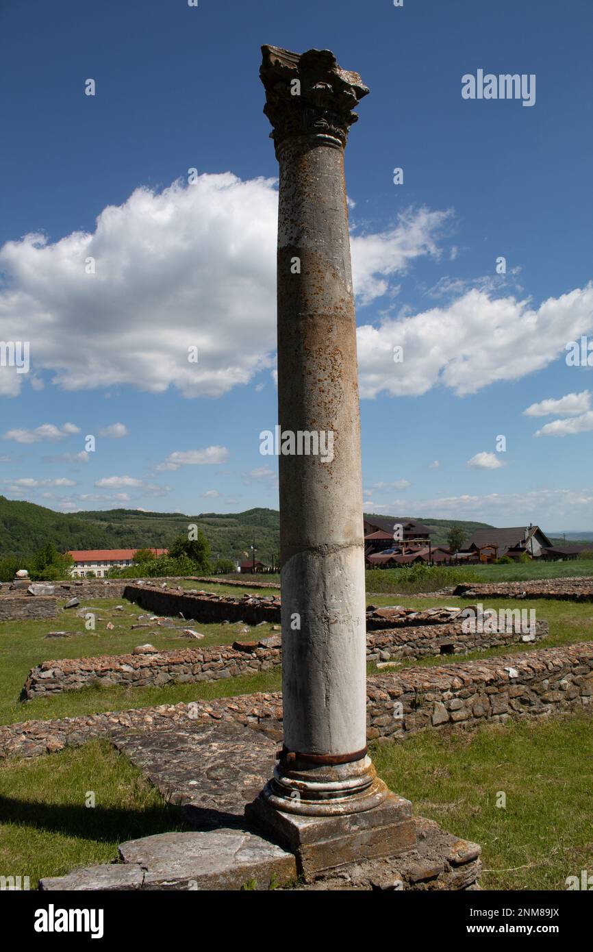 Ancient Roman ruins at Colonia Ulpia Traiana Augusta Dacica ...