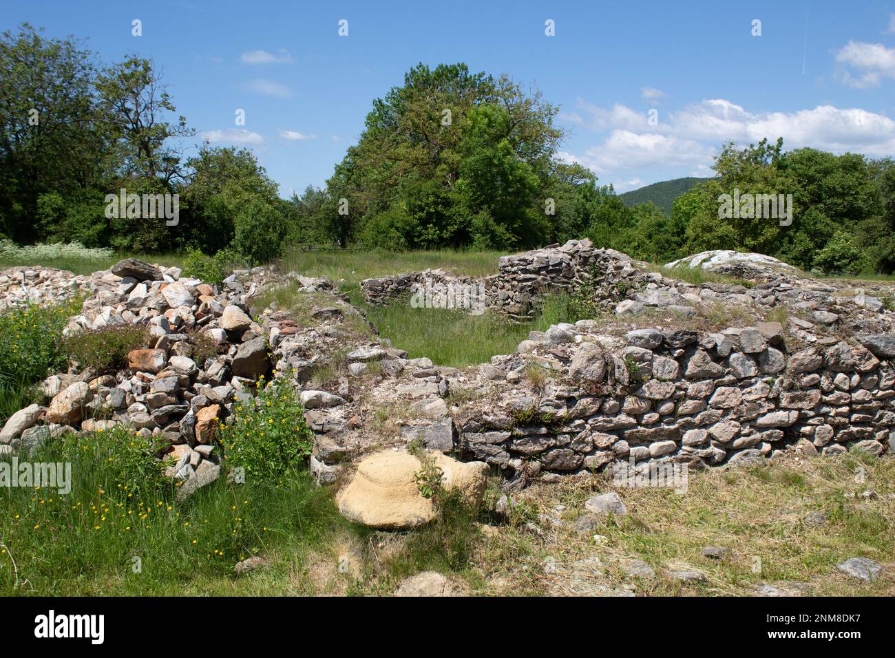Ancient Roman ruins at Colonia Ulpia Traiana Augusta Dacica ...