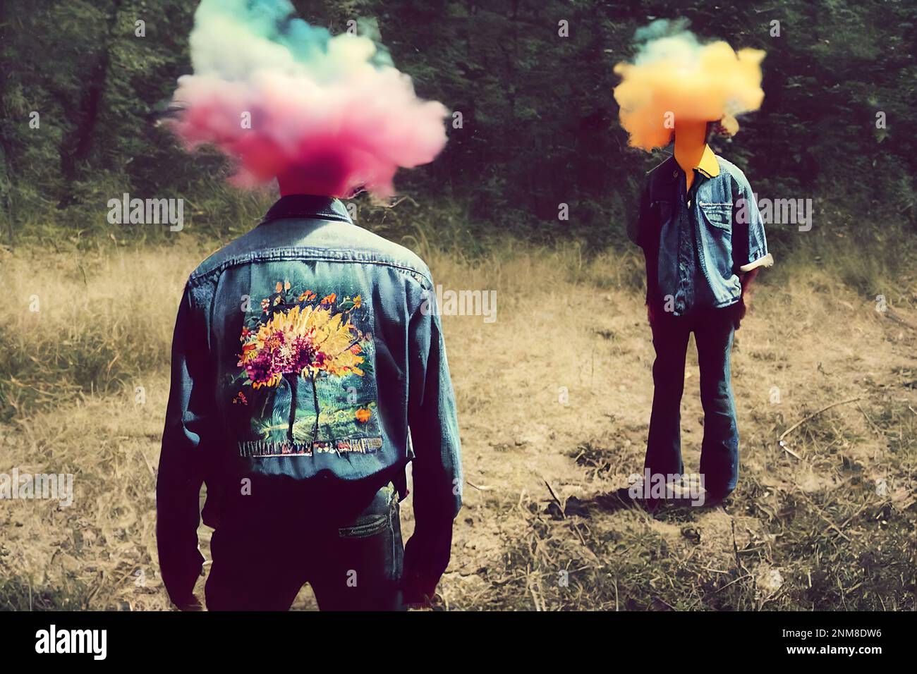 Blue jeans 1960s hi-res stock photography and images - Alamy