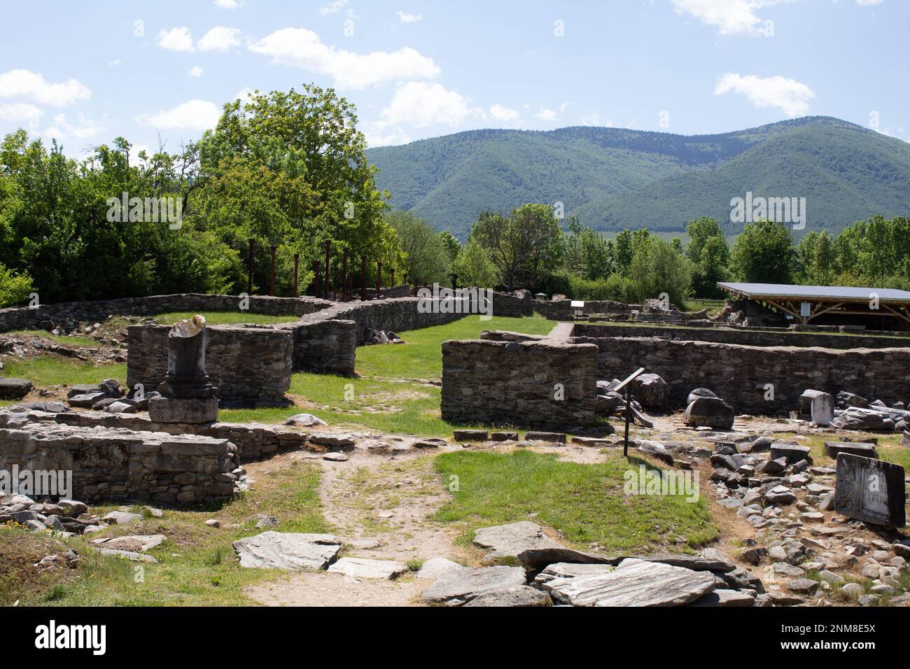 Ancient Roman ruins at Colonia Ulpia Traiana Augusta Dacica ...
