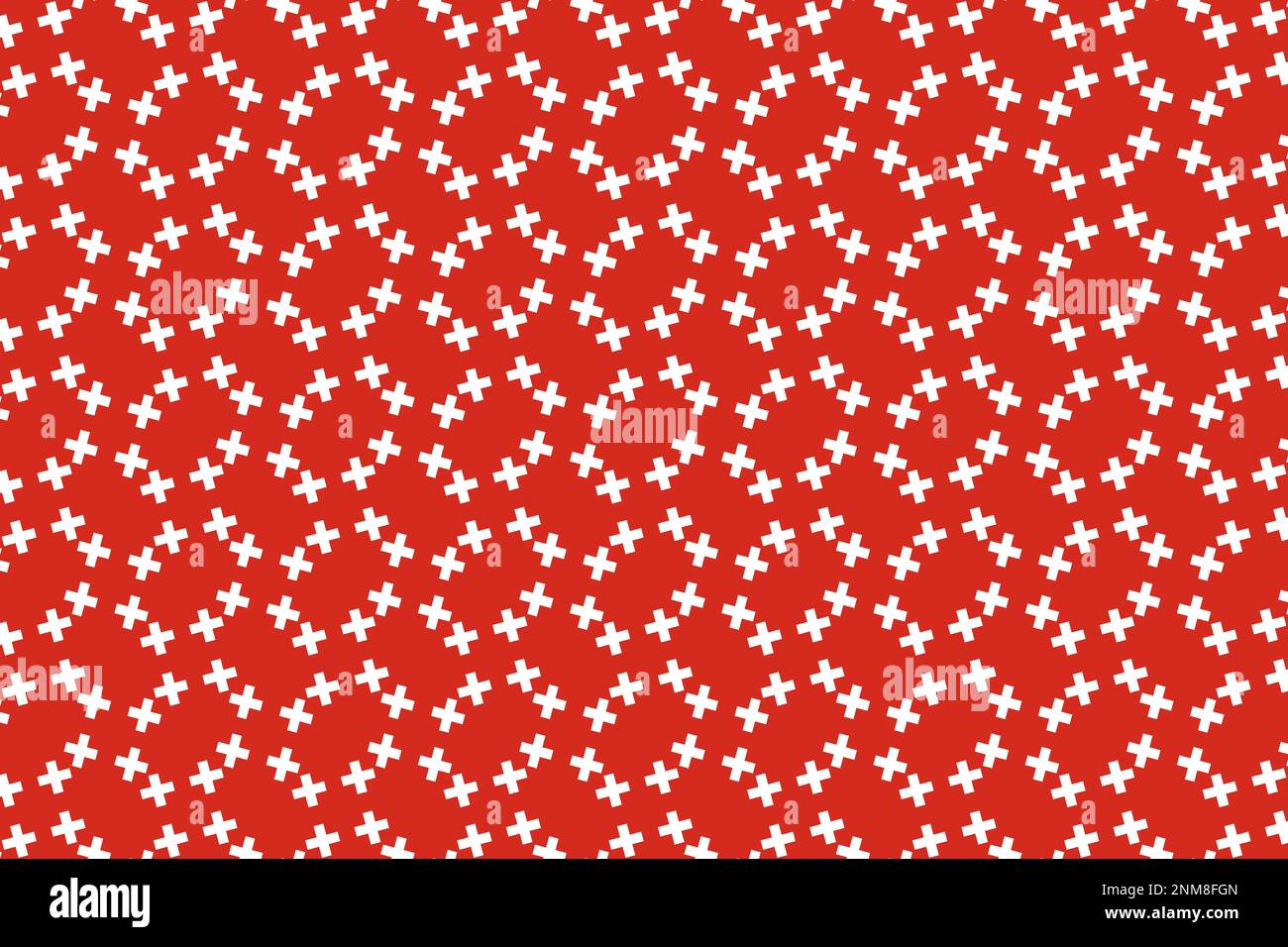 Geometric pattern in the colors of the national flag of Switzerland ...