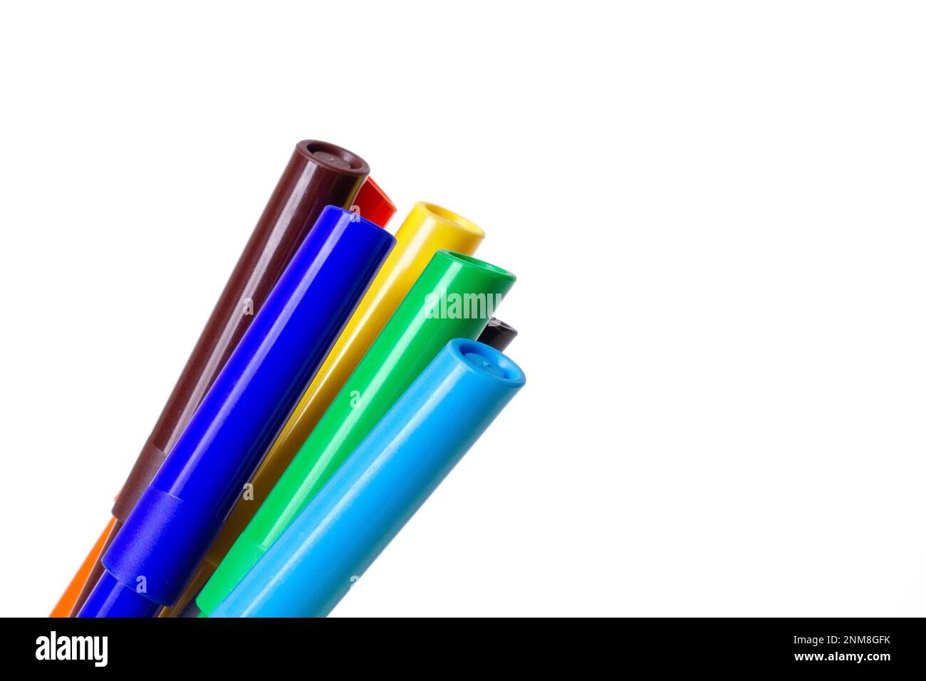 Colors colored markers on Cut Out Stock Images & Pictures - Alamy