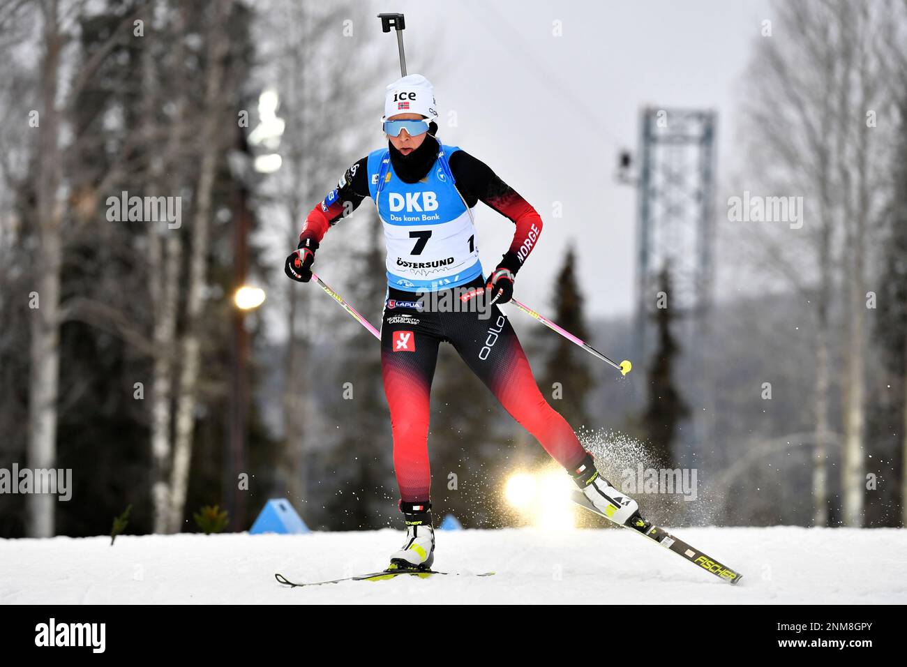 Norway's Ingrid Landmark Tandrevold competes in the women's 15km ...