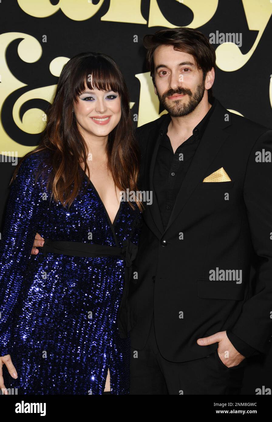 HOLLYWOOD, CALIFORNIA - FEBRUARY 23: (L-R) Hayley Orrantia and Greg Furman attend the Los ...