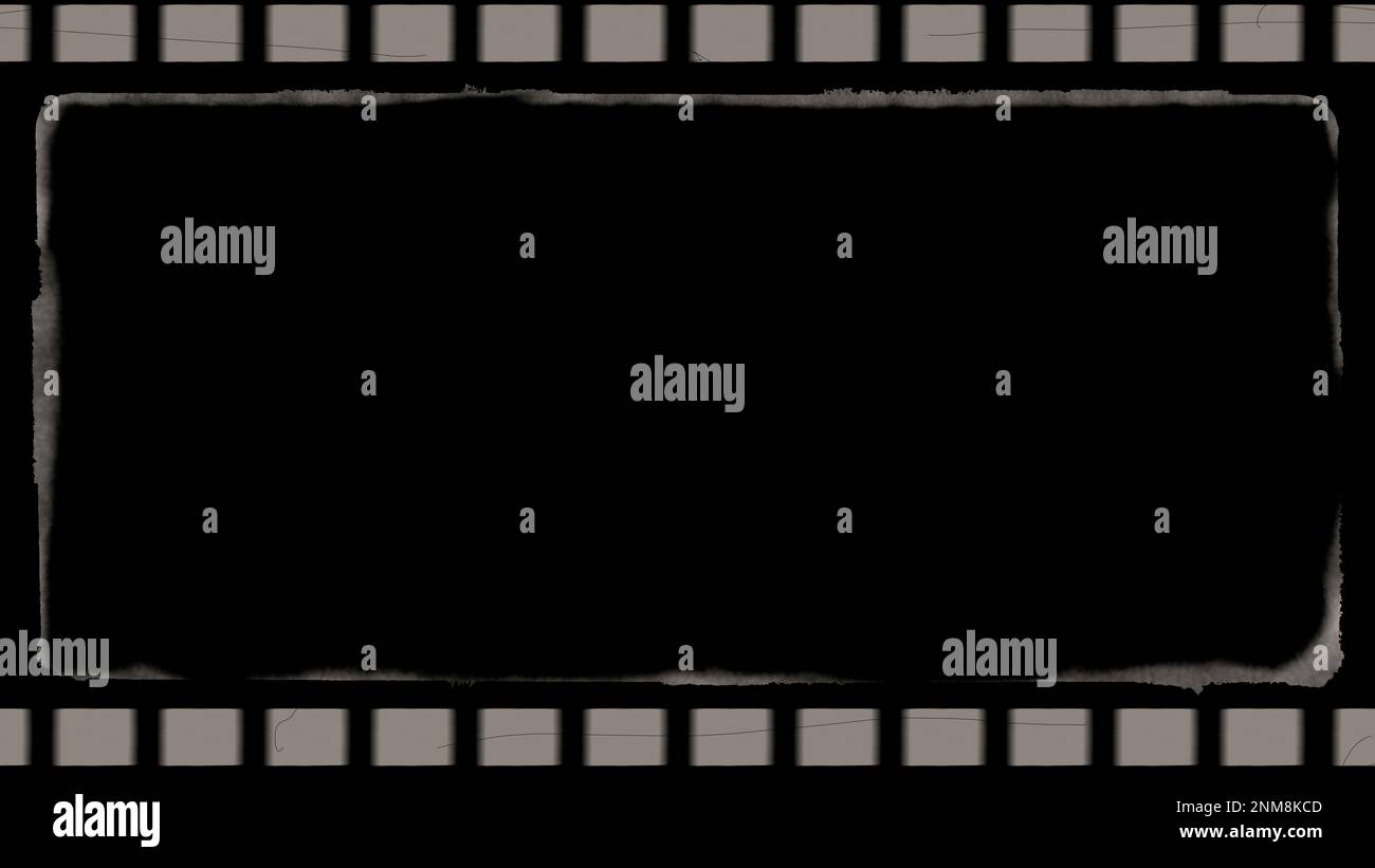 Old film strip for photo frame. Vintage and retro design banner for ...