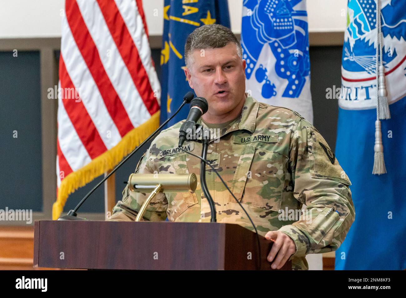 Col. Michael Grundman, U.S. Army Camp Atterbury garrison commander ...