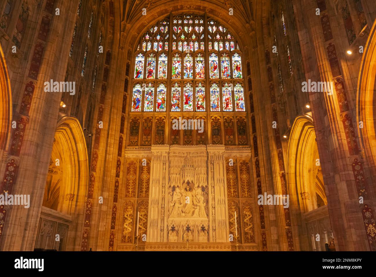 England, Dorset, Sherbourne, Sherbourne Abbey, Interior View Stock ...