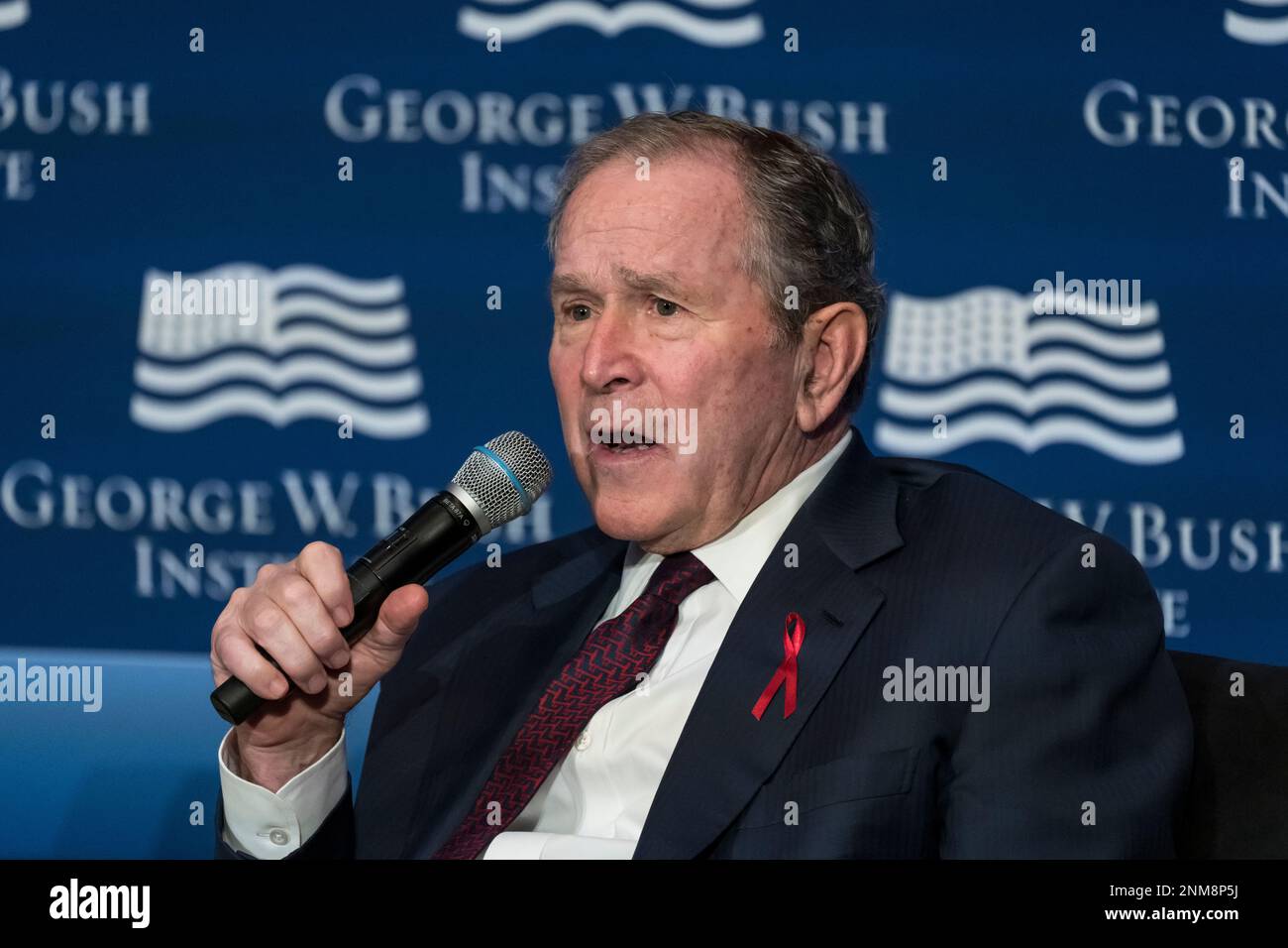 Former President George W Bush Marks 20 Years Of The Presidents