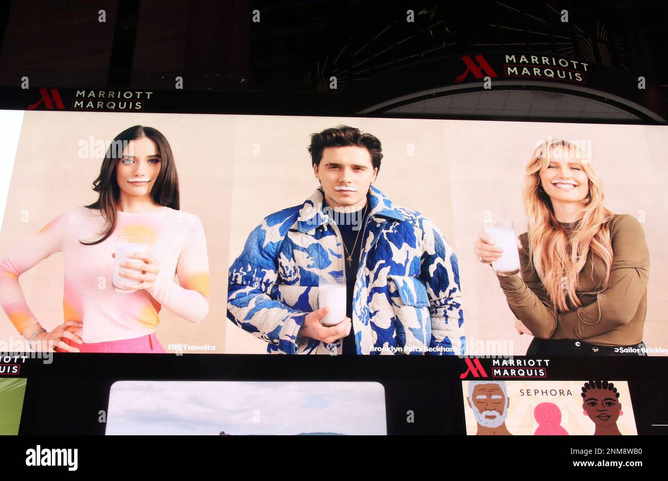 New York, NY, USA. 23rd Feb, 2023. Ella Bleu Travolta, Brooklyn Peltz ...
