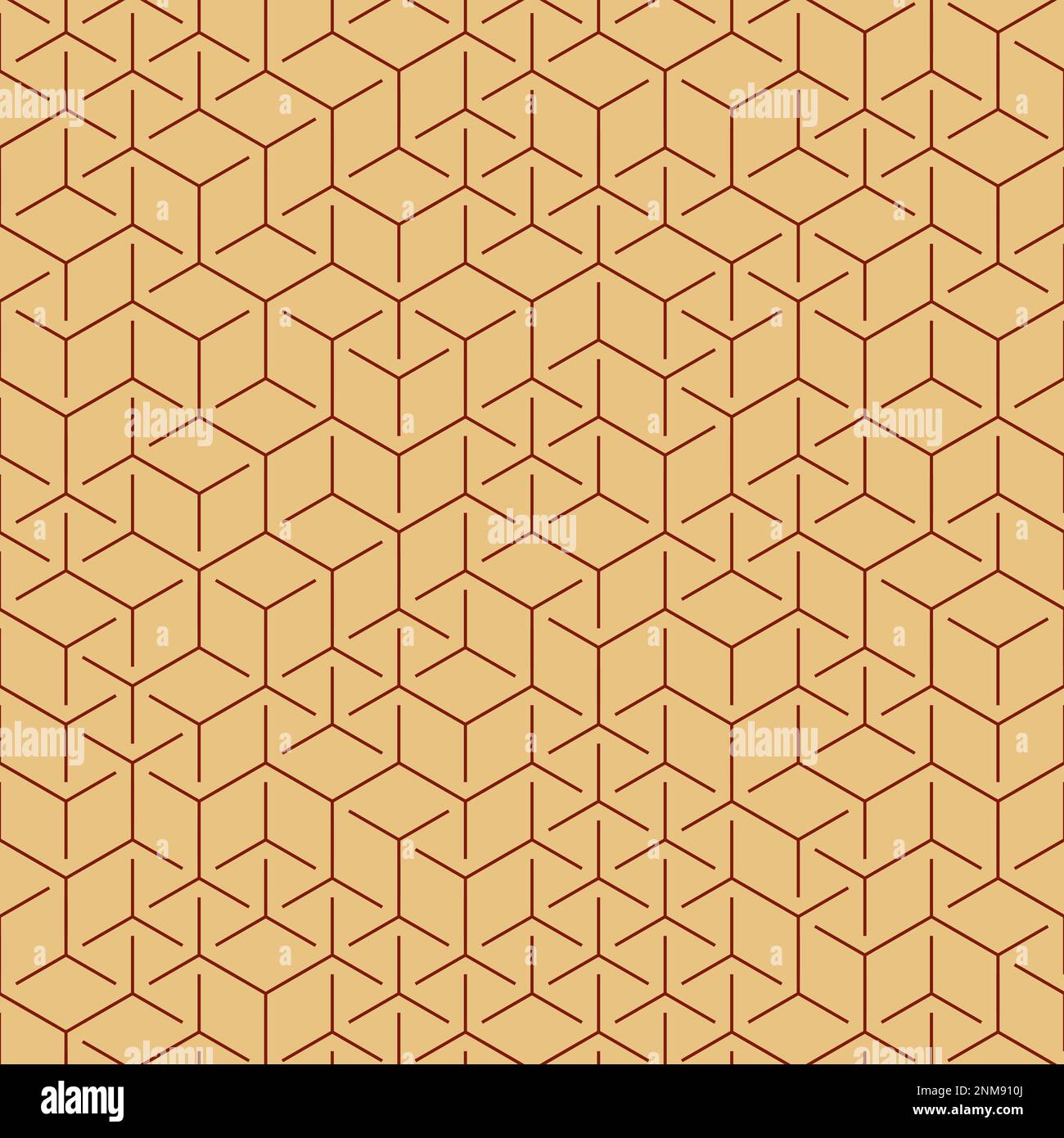 Hexagonal Maze generative pattern illustration Stock Vector Image & Art ...