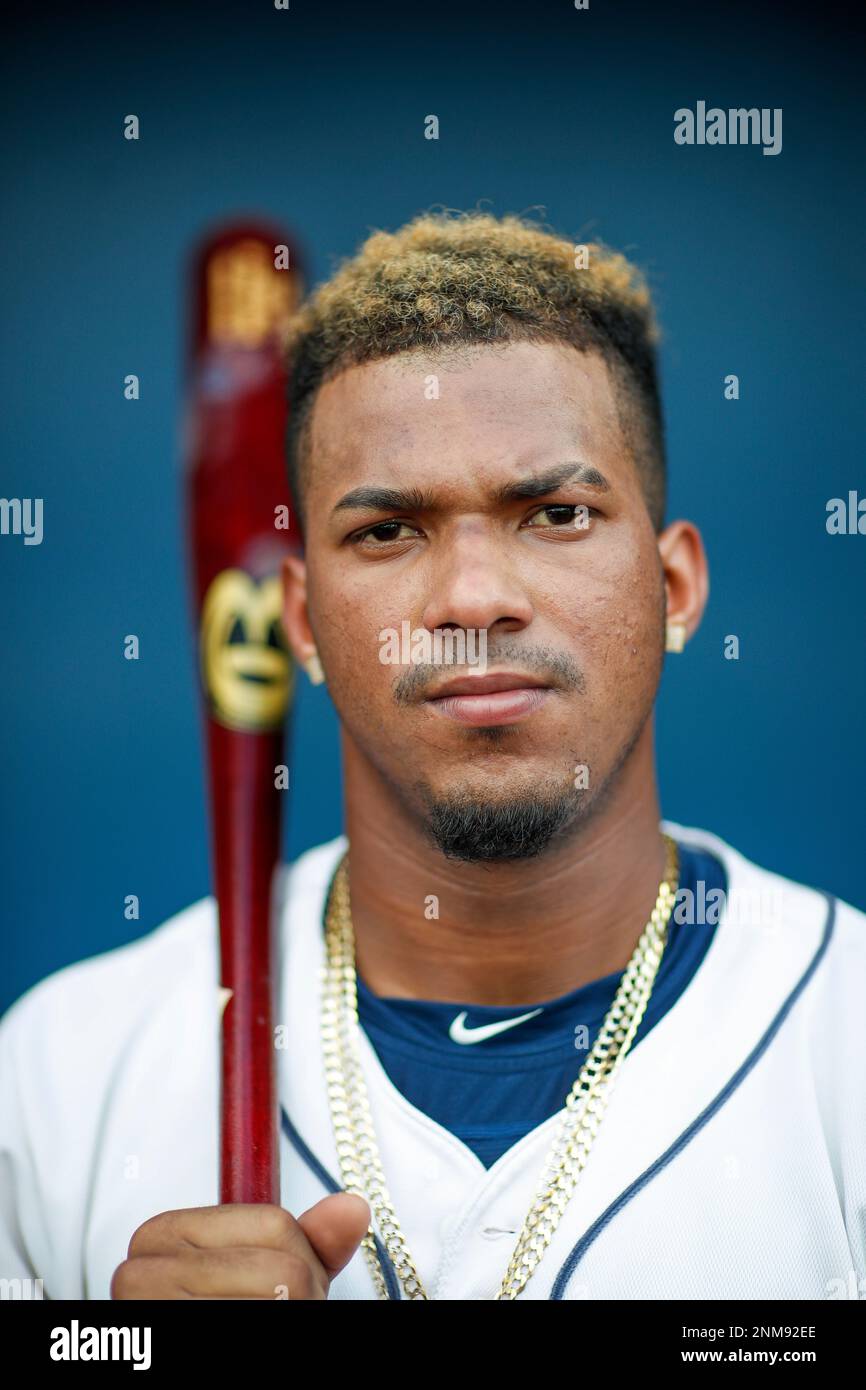 Tampa Bay Rays Wander Franco poses for a portrait during spring ...