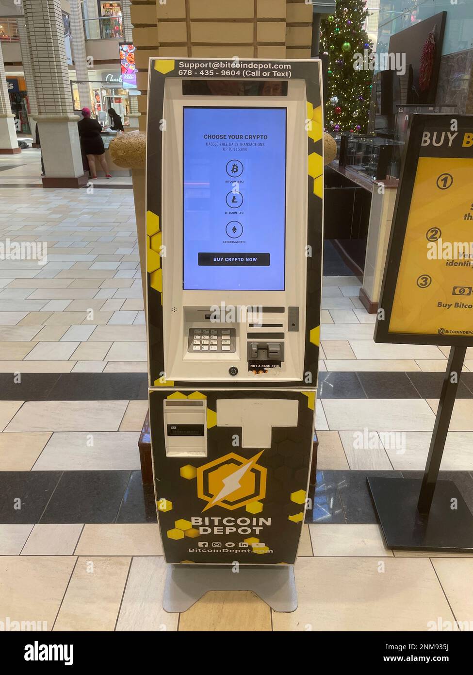 Photo by: STRF/STAR MAX/IPx 2021 11/23/21 A Bitcoin Depot is seen at ...