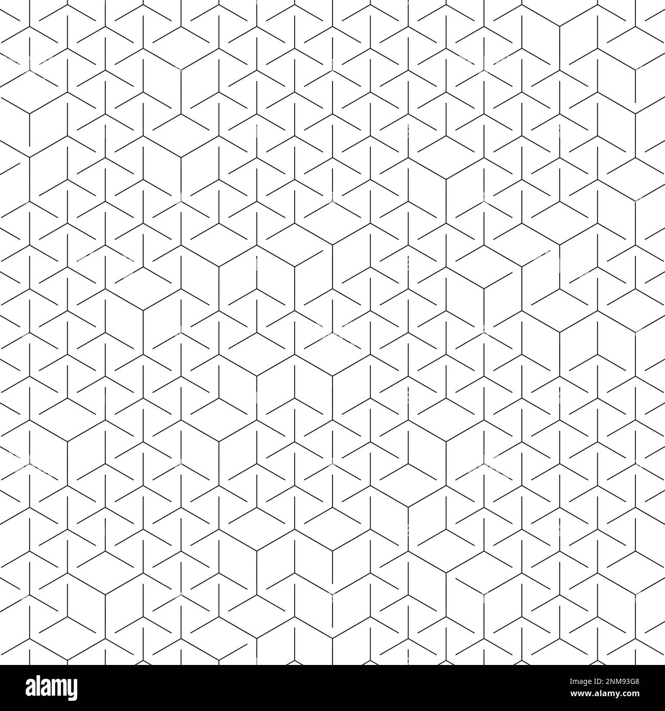 Hexagonal Maze generative pattern illustration Stock Vector Image & Art ...