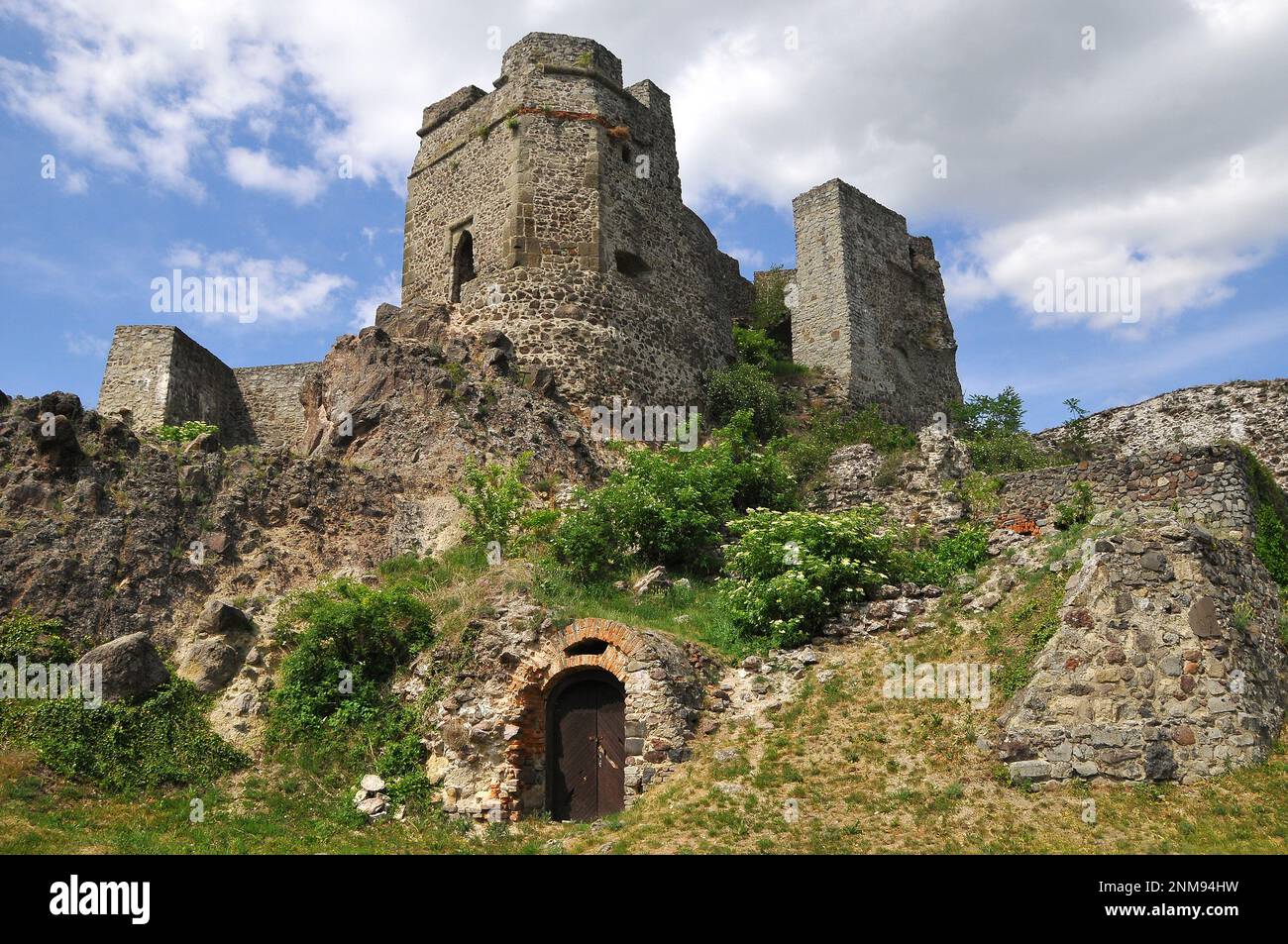 Castle, Levice, Léva, Nitra Region, Slovak Republic, Europe Stock Photo ...