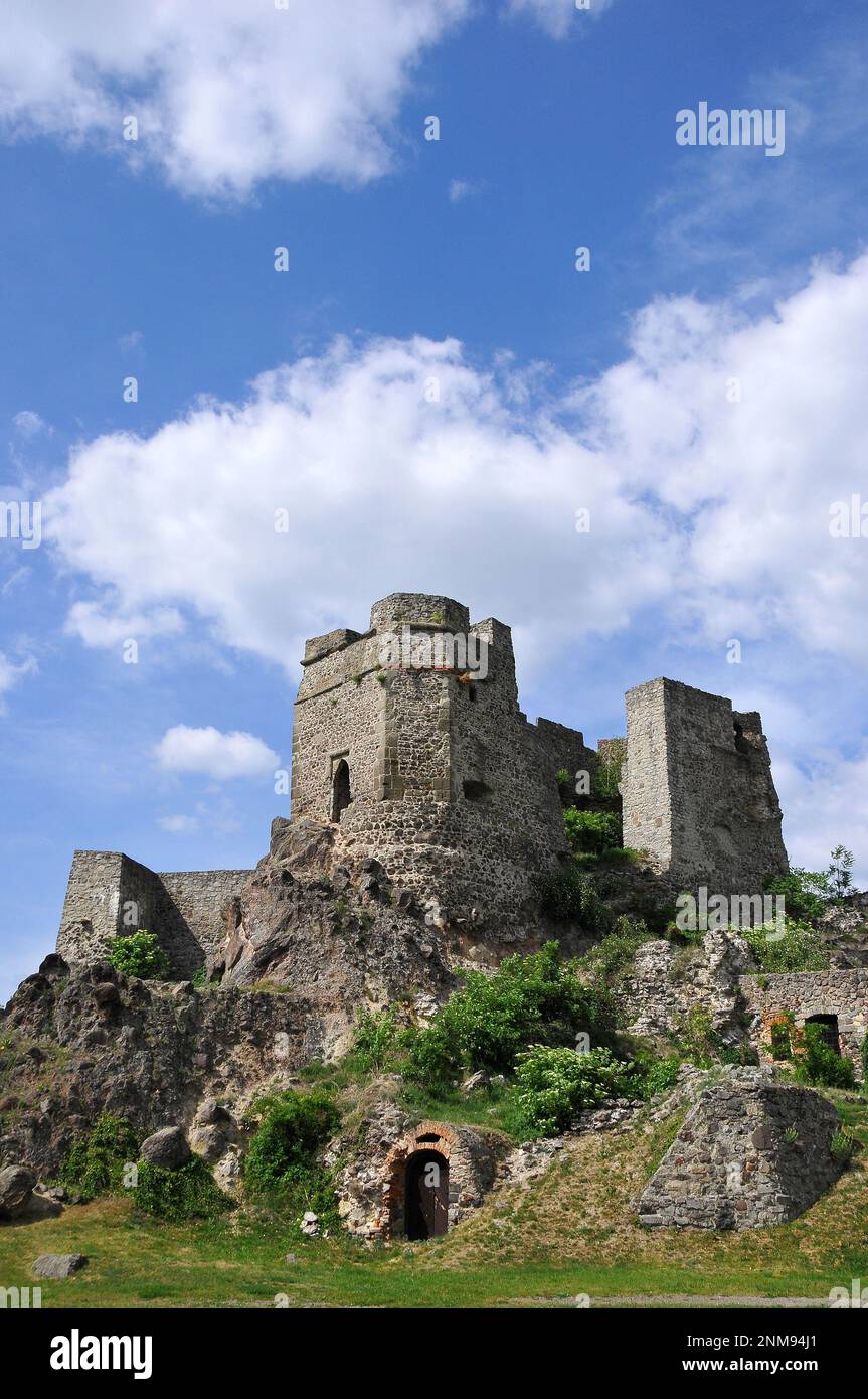 Castle, Levice, Léva, Nitra Region, Slovak Republic, Europe Stock Photo ...