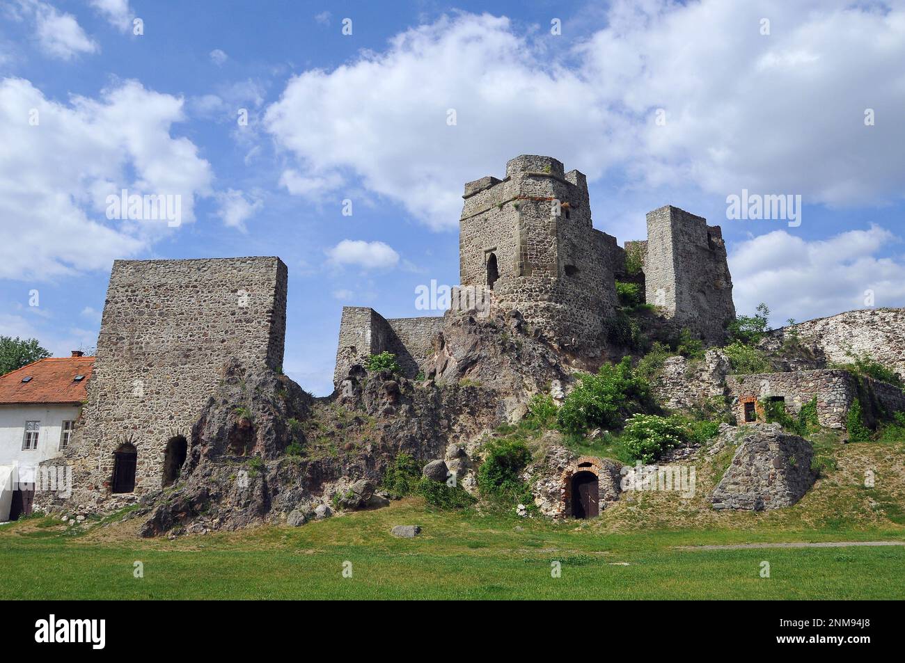 Castle, Levice, Léva, Nitra Region, Slovak Republic, Europe Stock Photo ...