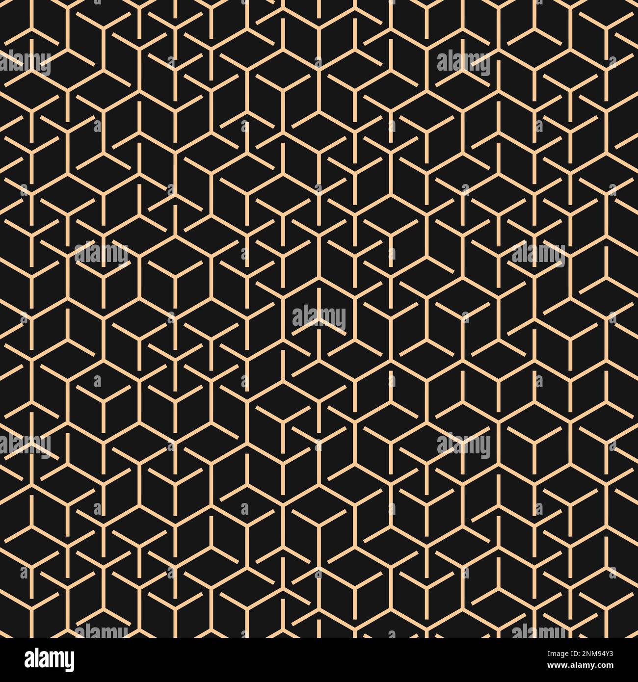 Hexagonal Maze generative pattern illustration Stock Vector Image & Art ...