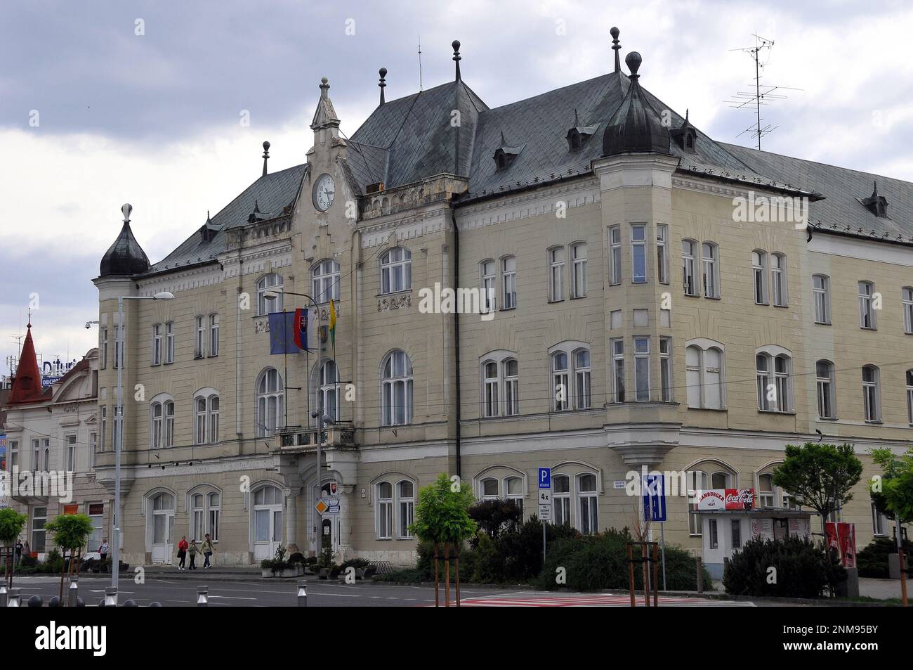 Town hall, Mestský úrad Levice, Levice, Léva, Nitra Region, Slovak ...