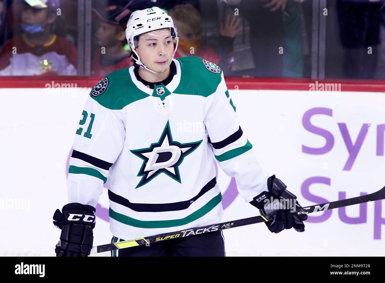 NHL profile photo on Dallas Stars player Jason Robertson at a game ...
