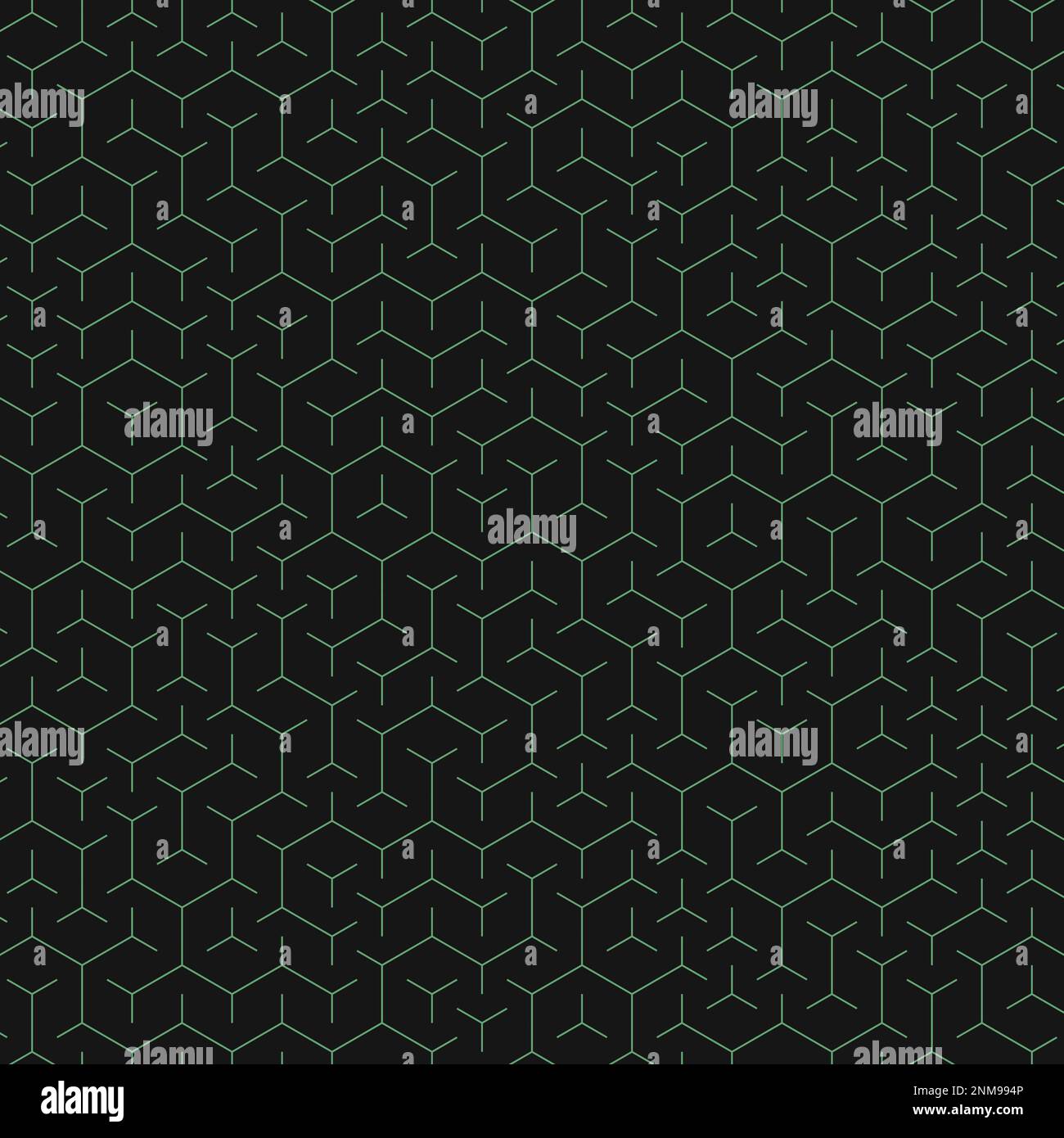 Hexagonal Maze generative pattern illustration Stock Vector Image & Art ...