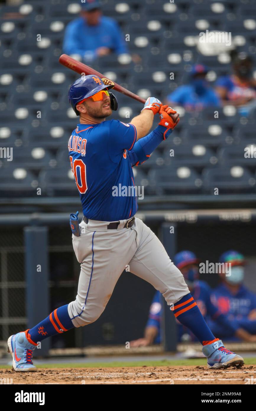 Ny Mets Pete Alonso during a baseball game against the Washington ...