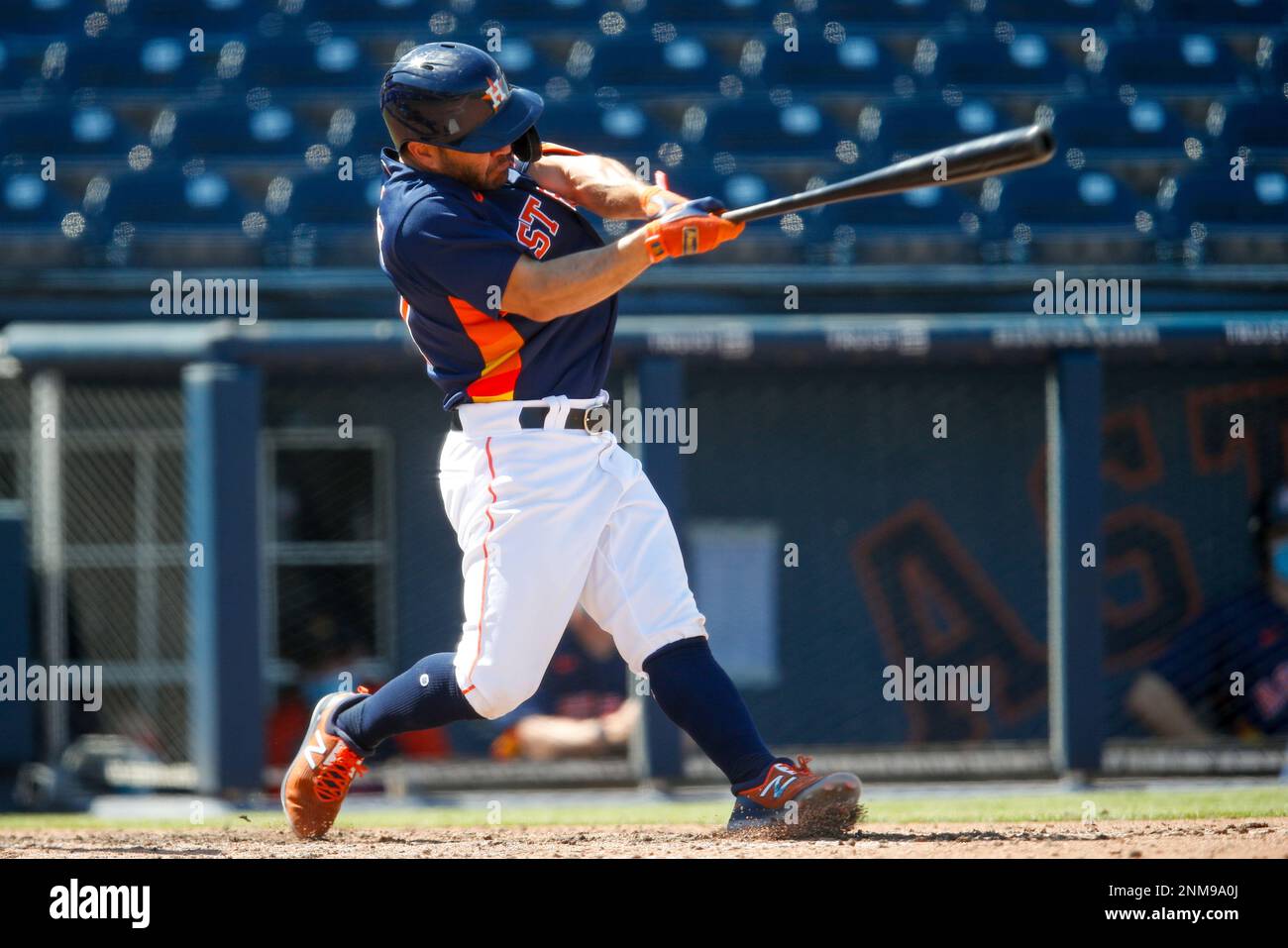 Houston Astros Jose Altuve during a baseball game against the ...