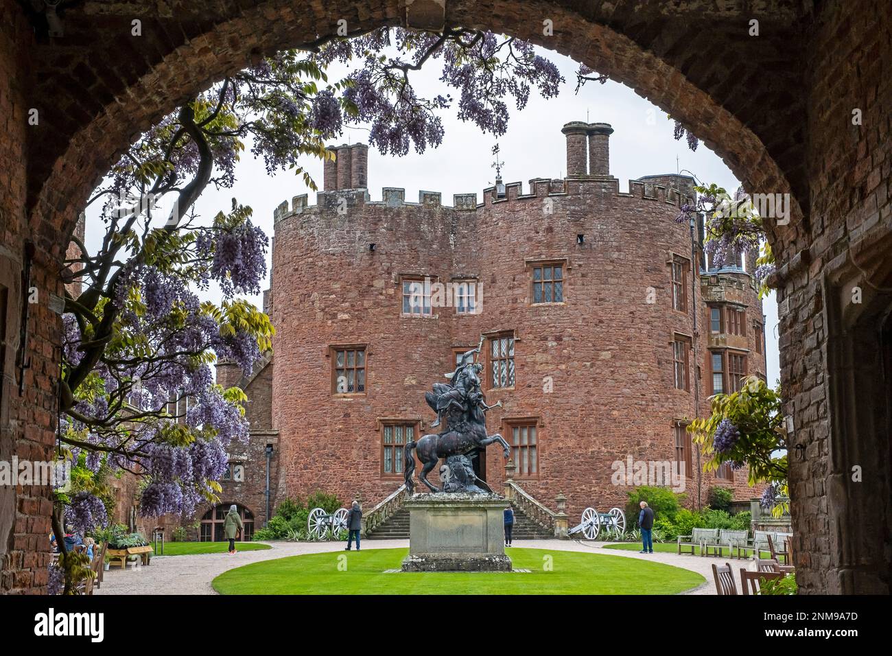 Powis castle, Wales Stock Photo - Alamy