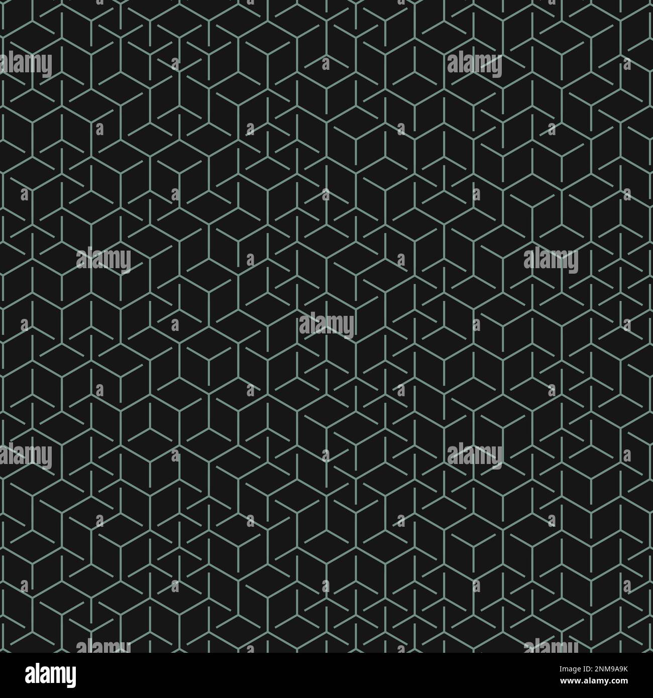 Hexagonal Maze generative pattern illustration Stock Vector Image & Art ...