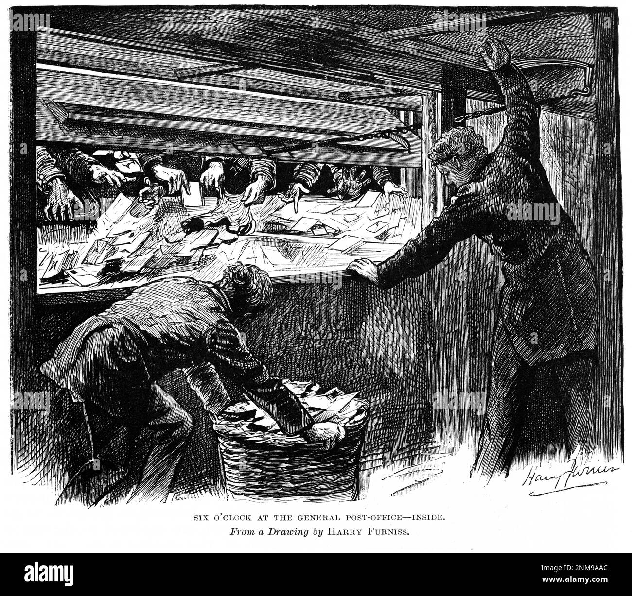 Post office male worker Cut Out Stock Images & Pictures - Alamy