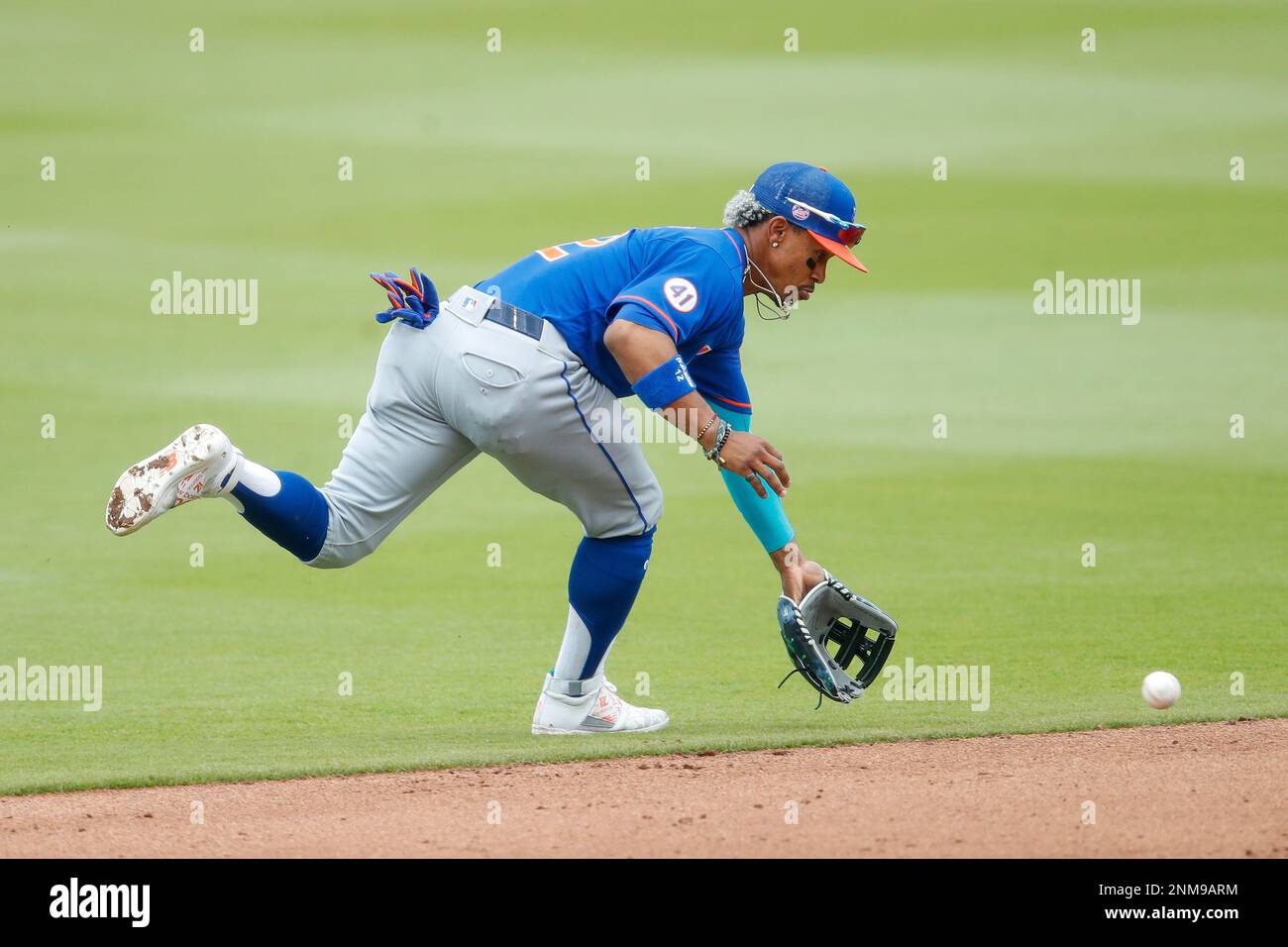 Ny Mets Francisco Lindor during a baseball game against the Washington ...