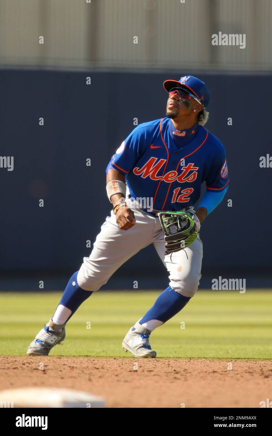 Ny Mets Francisco Lindor during a baseball game against the Washington ...