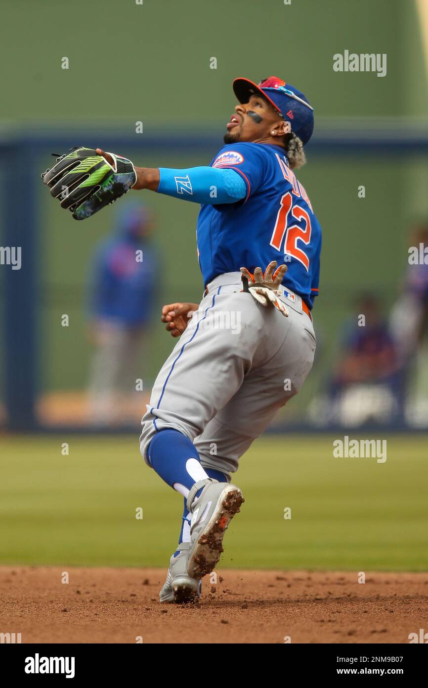 Ny Mets Francisco Lindor during a baseball game against the Washington ...