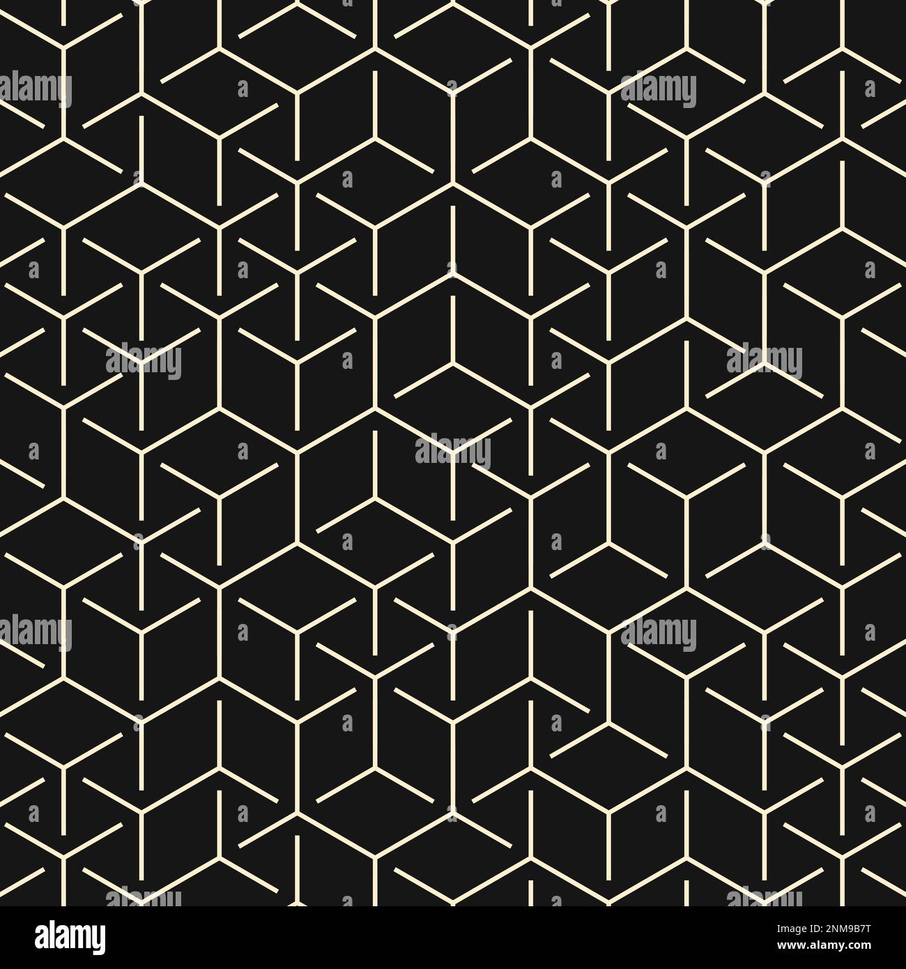 Hexagonal Maze generative pattern illustration Stock Vector Image & Art ...