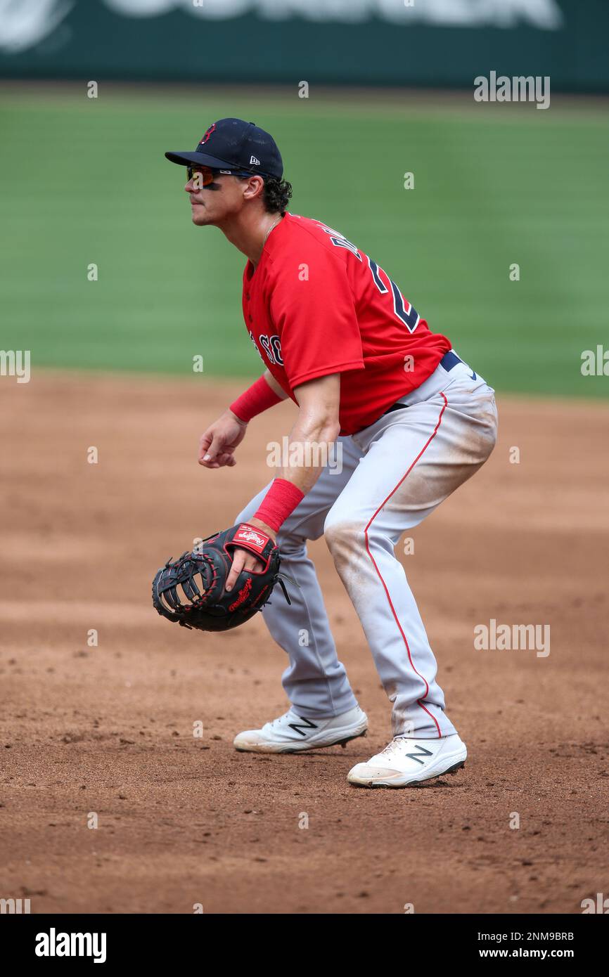 Boston RedSox Bobby Dalbec during a baseball game against the Atlanta ...