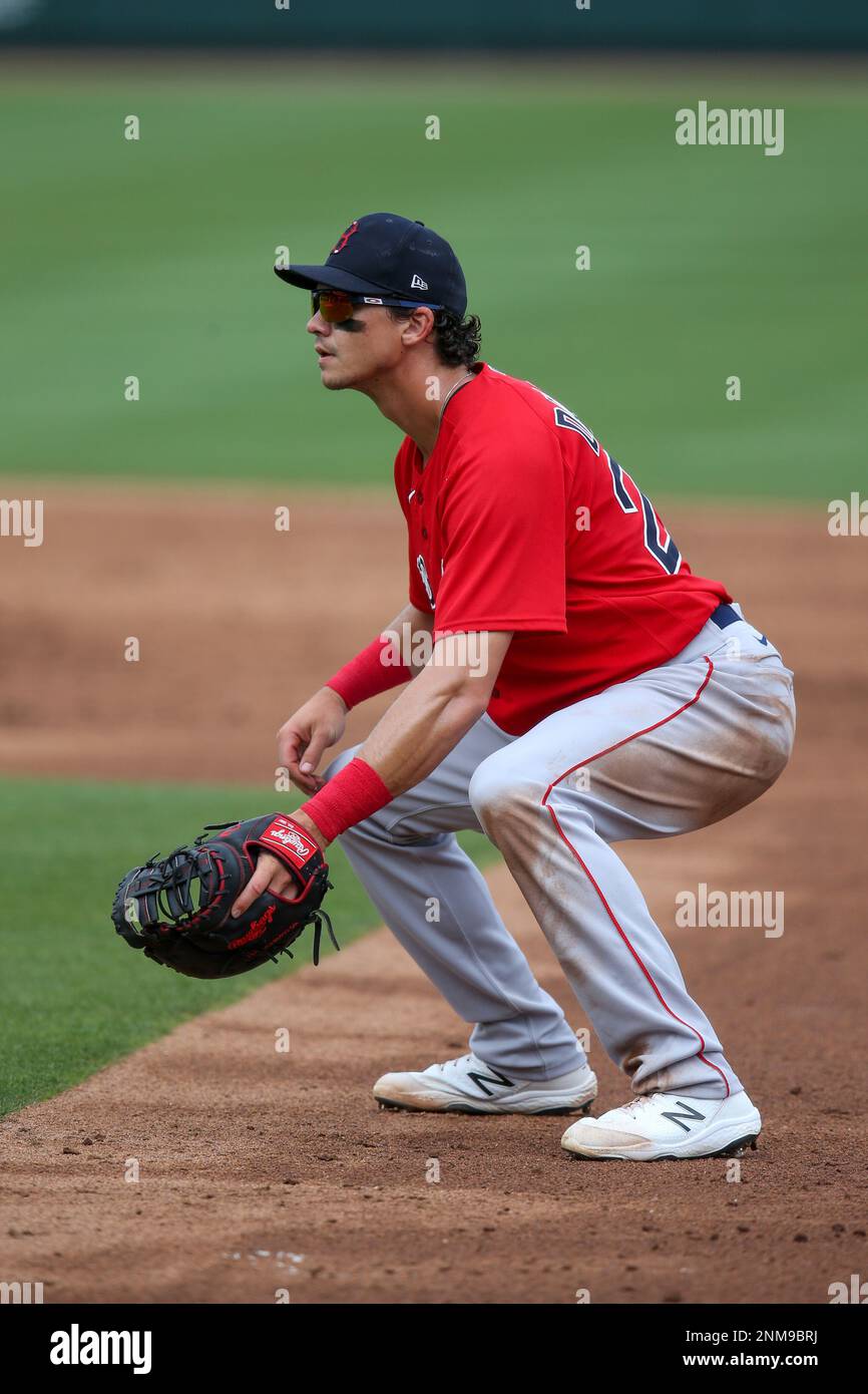Boston RedSox Bobby Dalbec during a baseball game against the Atlanta ...