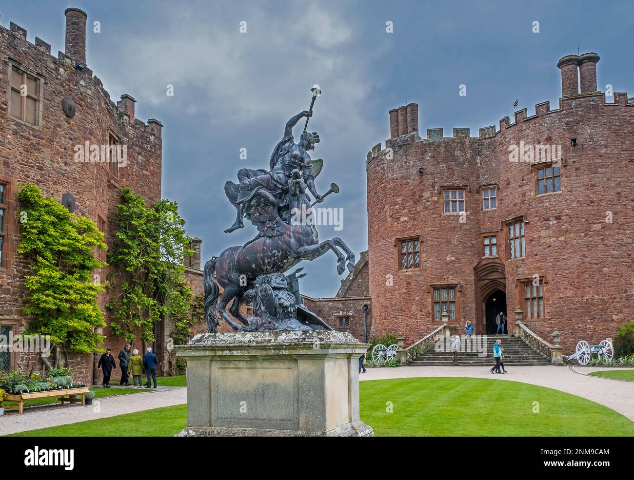 Powis castle, Wales Stock Photo - Alamy