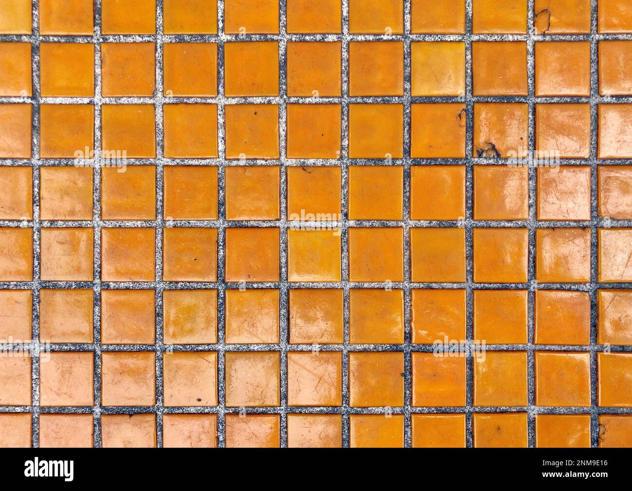 Texture of fine ceramic tiles close up. Texture of fine little ceramic ...