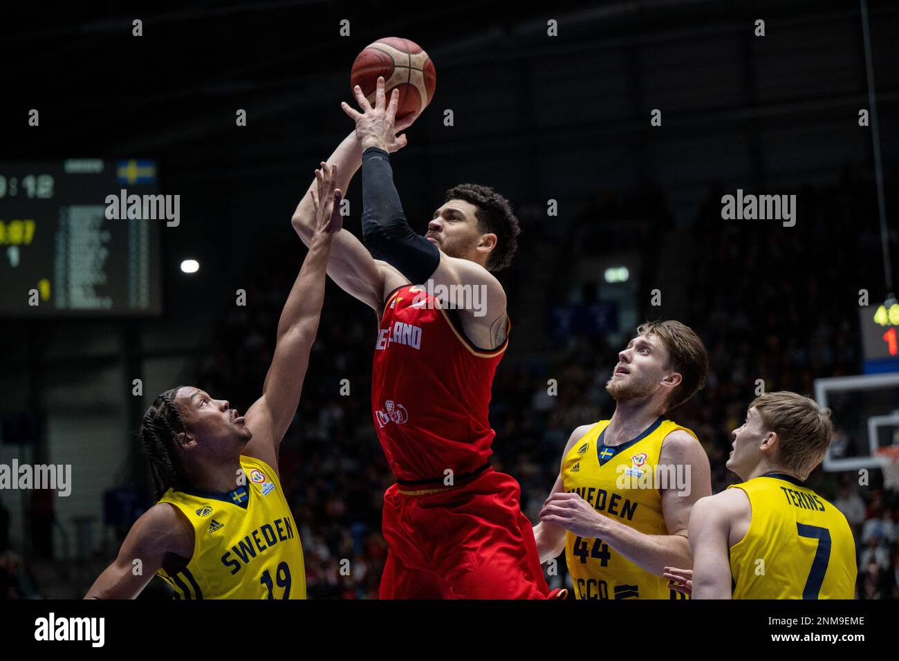 24 February 2023, Hesse, Frankfurt/Main: Basketball: World Cup ...
