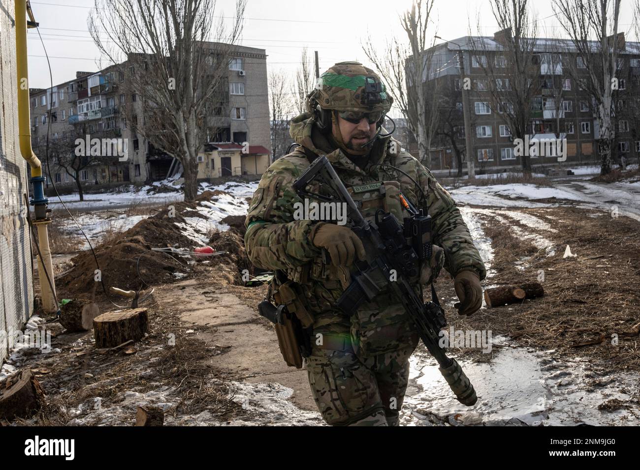 A Ukrainian serviceman aka Dietolog of Rapid Operational Response Unit ...