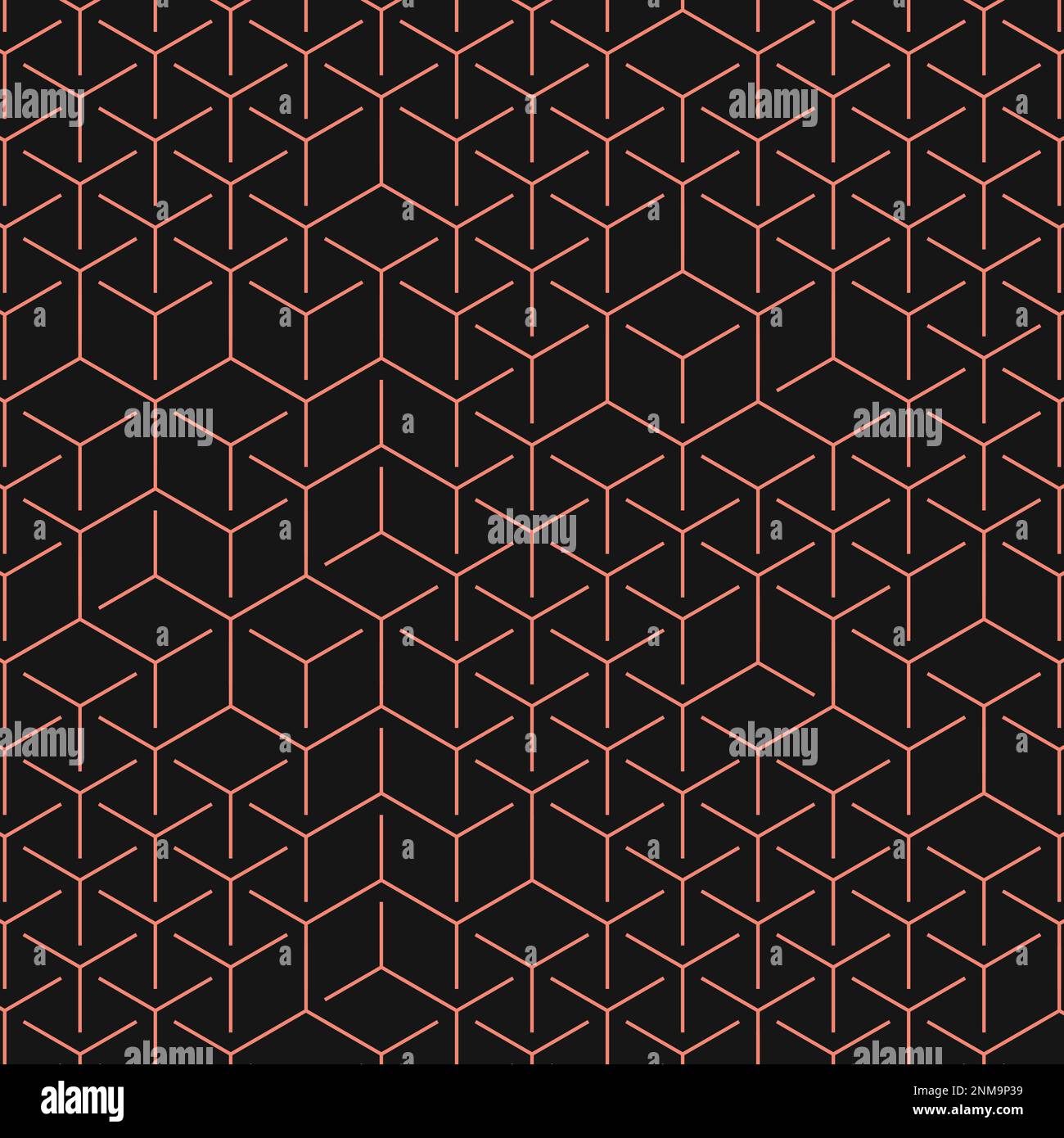 Hexagonal Maze generative pattern illustration Stock Vector Image & Art ...