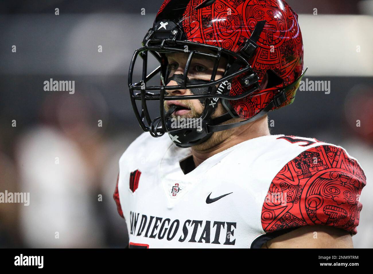 November 19, 2021: San Diego State Aztecs linebacker Caden McDonald (54 ...