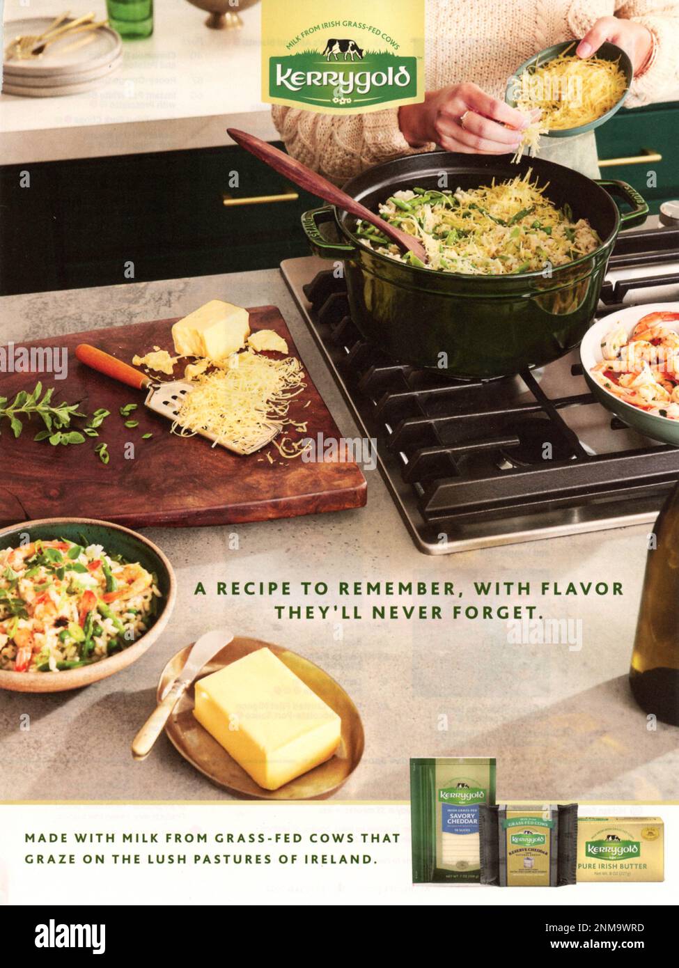 "Allrecipes" December/January 2022 magazine issue advert, USA Stock ...