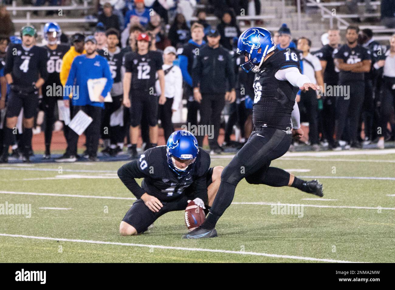 AMHERST, NY - NOVEMBER 17: Buffalo Bulls Wide Receiver Ali Fisher (16 ...