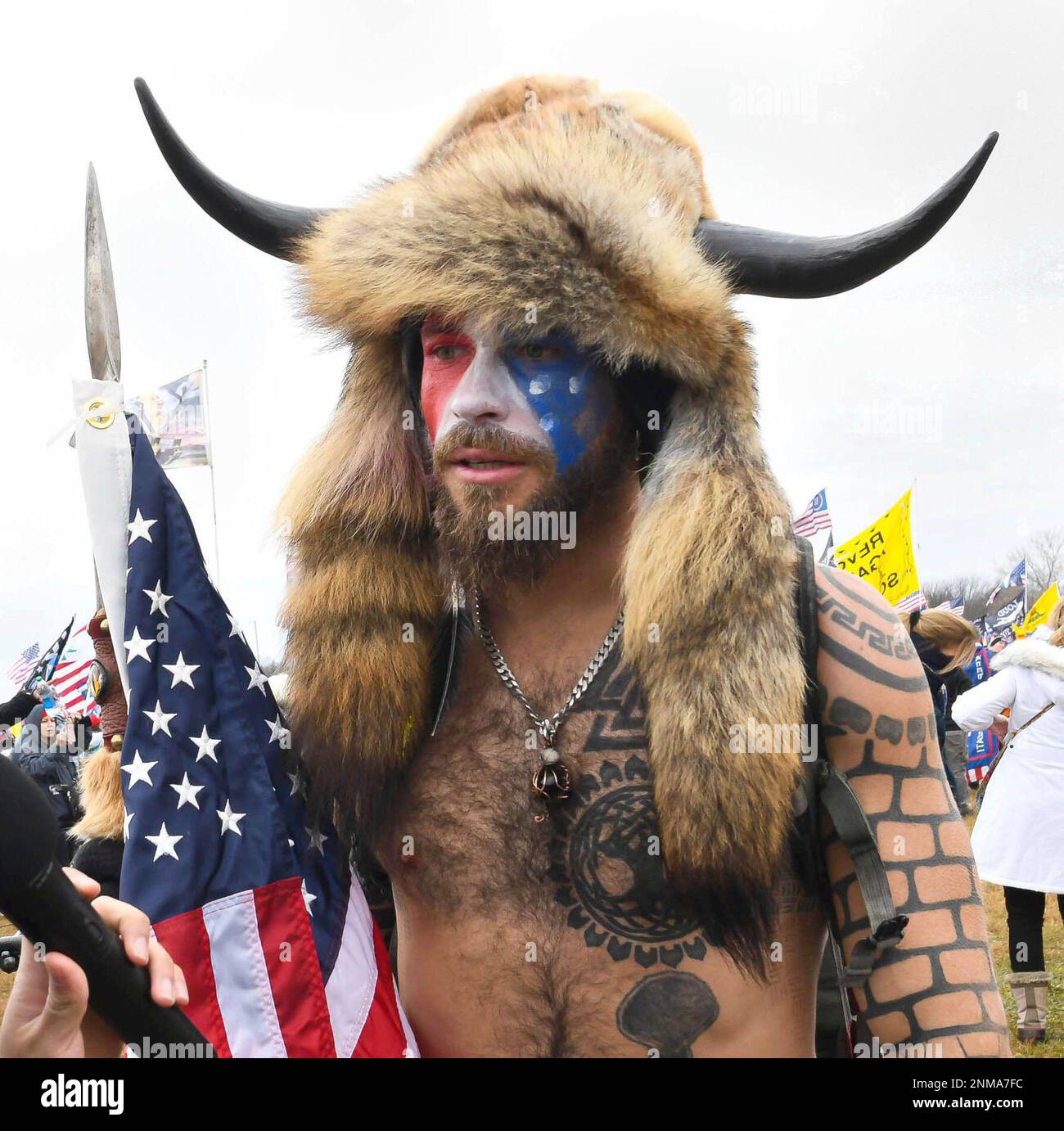 NOVEMBER 17th 2021: Jacob Chansley - aka QAnon Shaman Jake Angeli ...